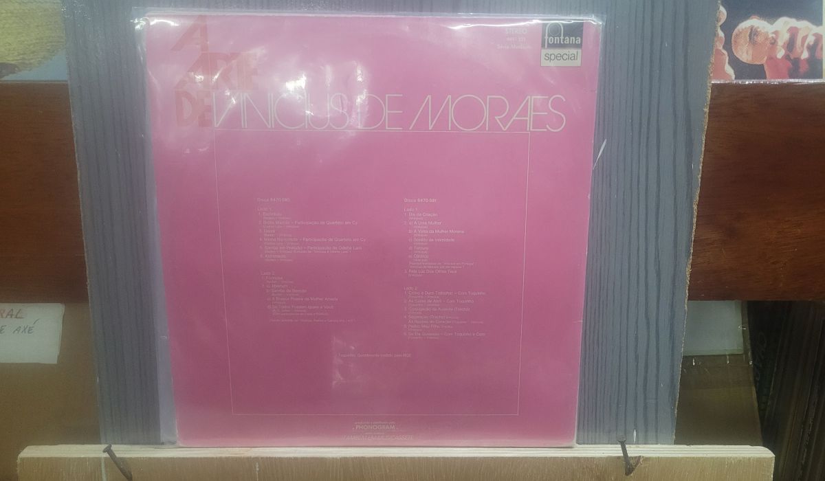 Vinícius De Moraes - A Arte De (LP Duplo Nacional) - Óliver Discos